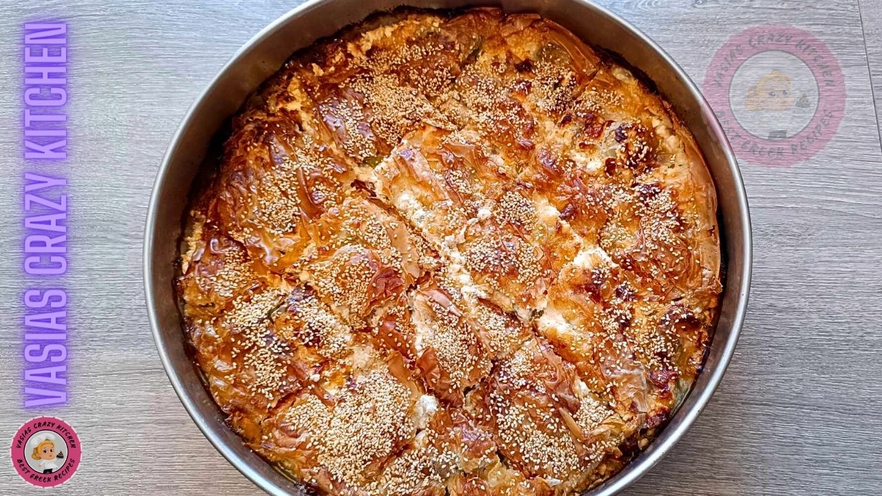 Χωριατικη Ντοματοπιτα Παραδοσιακη - Vasias Crazy Kitchen